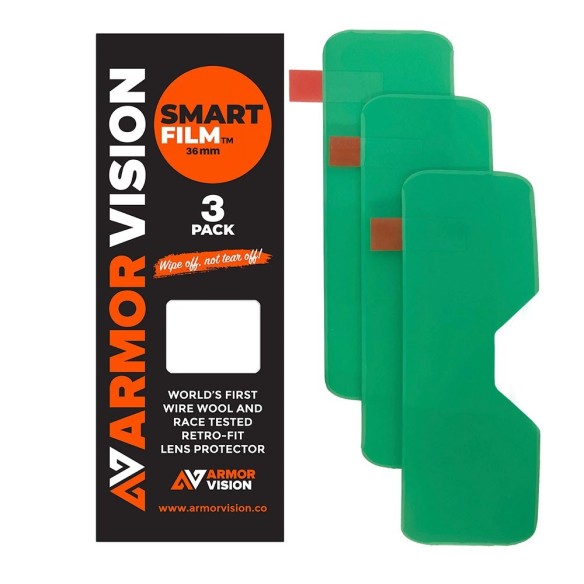 Armor Vision Smart Film sagomato 36mm da Canella Motoabbigliamento